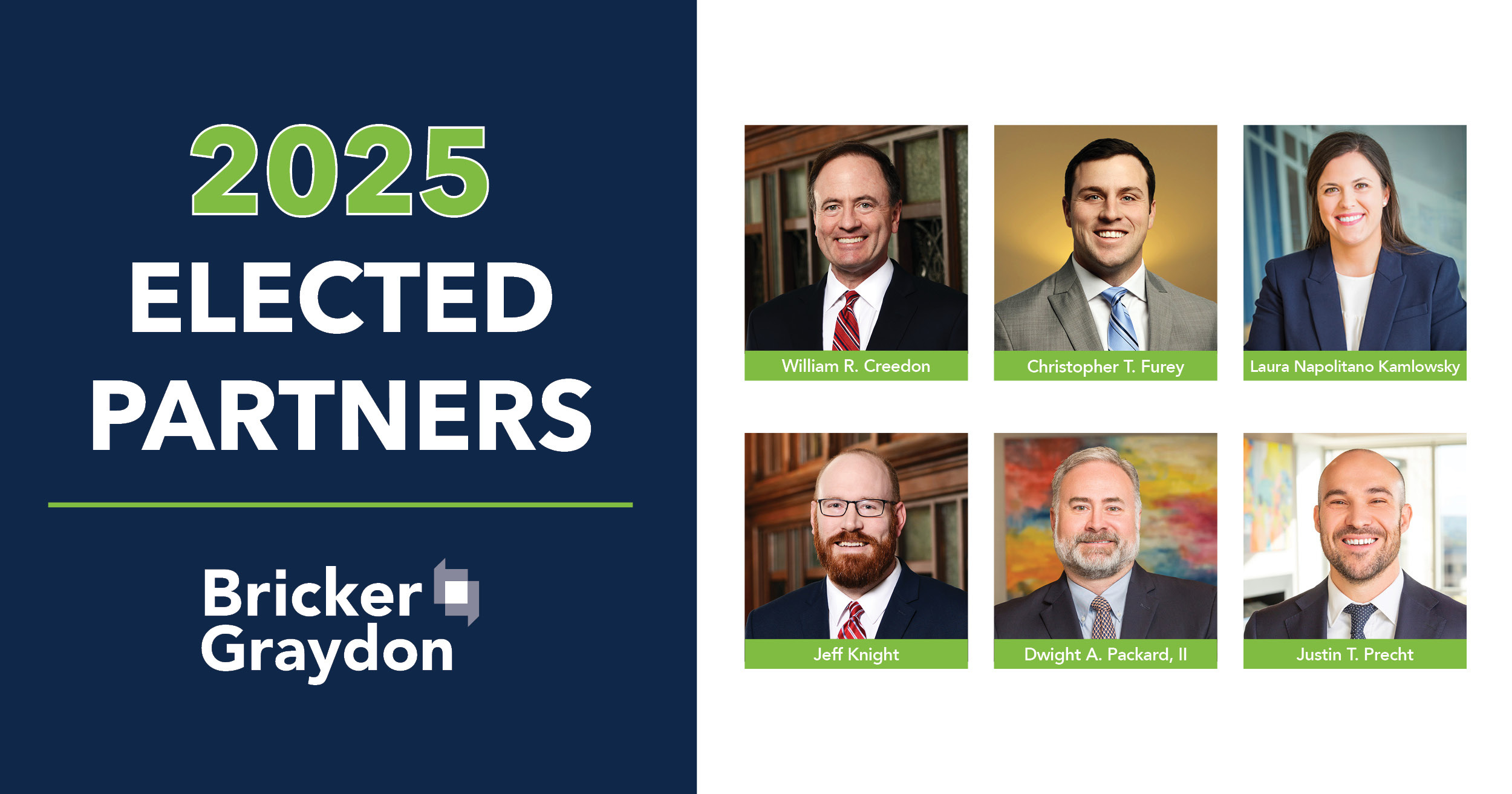 Bricker Graydon Announces 2025 New Partners